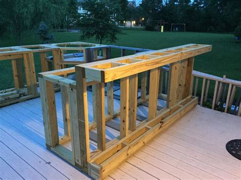 Supreme How To Build An Outdoor Kitchen With Wood Frame Bar Stools