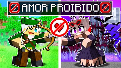 O AMOR PROIBIDO da PRINCESA e LADRÃO no Minecraft YouTube
