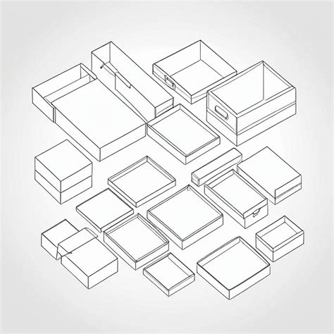 Product Sketch Of Modular Boxes Stable Diffusion Online