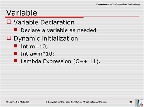 Cpp Tokens 2 PPT