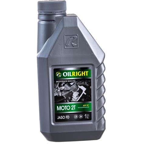 Масло моторное полусинтетическое МОТО 2Т (1 л; API TC) OILRIGHT 2939 ...