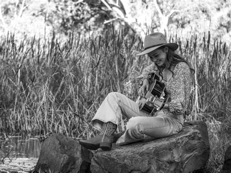 A Girl And Her Guitar Australian Photography