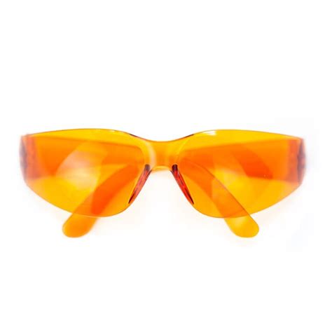 Safe Handler 24 Pack Crystal Orange Polycarbonate Safety Glasses Sh