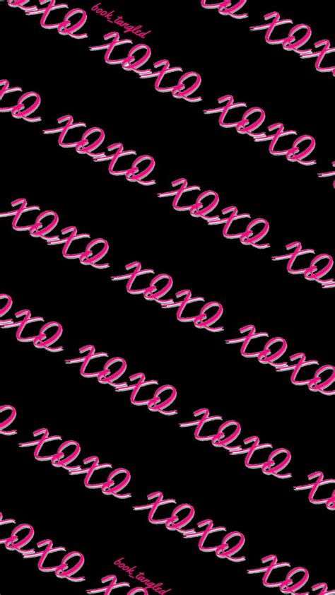 Black Xoxo Wallpaper By Book Tangled Black Wallpaper Ipad Black