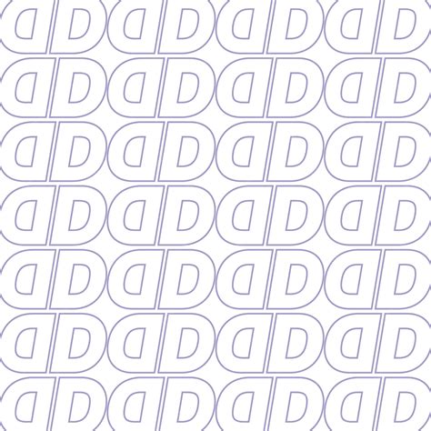Premium Vector Seamless Pattern With Letters D Vector Illustration