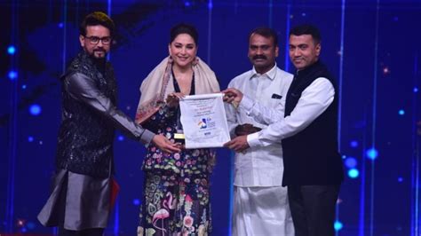 iffi 2023 opening ceremony madhuri dixit honoured iandb minister anurag
