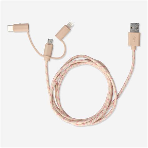 Charging Cable For Usb C Micro Usb And Lightning Flying Tiger