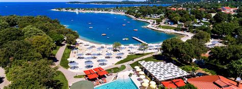 Pools And Beaches At Campsite Valalta Fkk Naturist Rovinj Istria