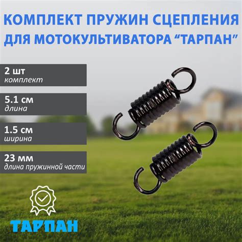 Комплект пружин сцепления для мотокультиватора Тарпан, 2 шт. купить на ...