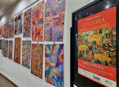 Culoarea reper al bucuriei Expoziție de pictură pe simezele