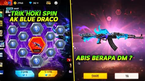 TRIK HOKI SPIN EVO GUN AK47 BLUE FLAME DRACO TERBARU FF YouTube