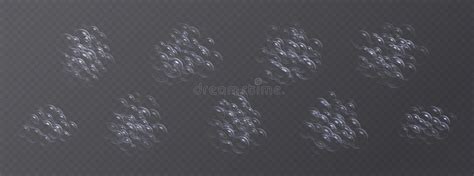 Soap Foam With Bubbles Realistic Sparkling Shampoo Bath Lather
