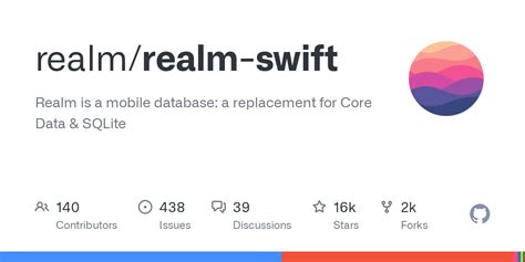Github Realm Realm Swift Realm Is A Mobile Database A Replacement