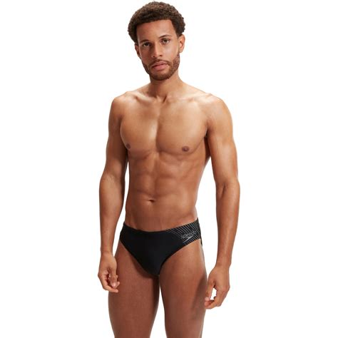 Speedo Medley Logo 7cm Swim Briefs Men Blackusa Charcoal Bike24