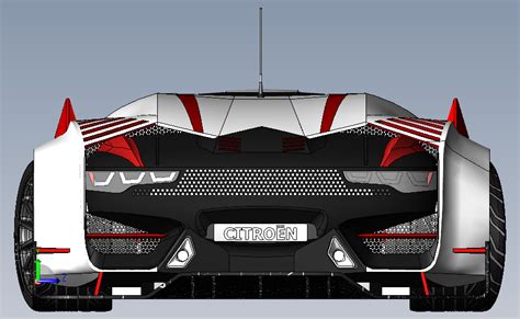 雪铁龙gt汽车模型solidworks 2018模型图纸下载 懒石网