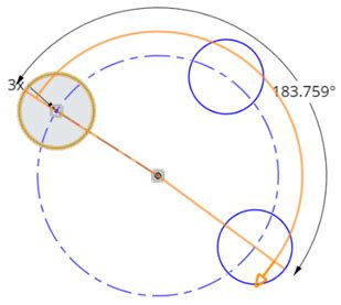Répétition d esquisse circulaire