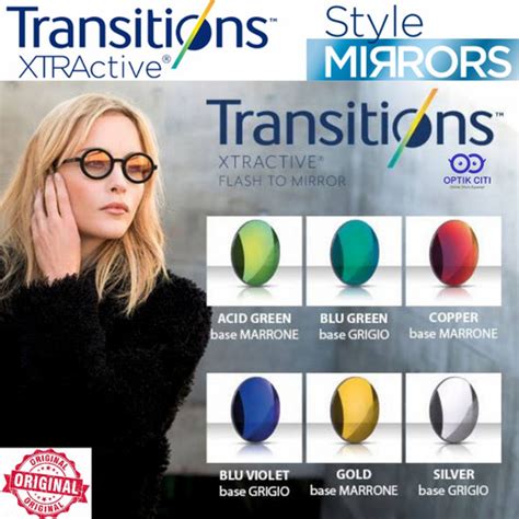 Jual Lensa Essilor Crizal Transition Gen 8 Xtractive Style Mirrors