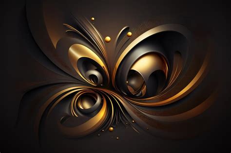 Premium Photo Abstract Dark Floral Background Creative Digital