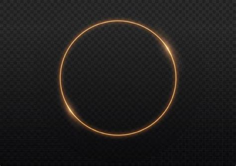 Golden Light Circle Vector Art Icons And Graphics For Free Download