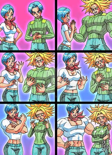 Bulma Chichi Halved Fusion By Mariobrosfan83 On Deviantart