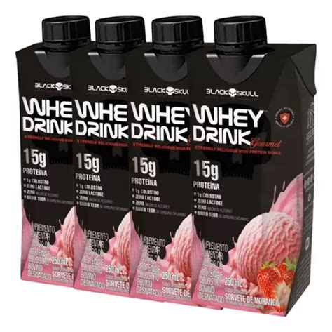 Melhor Whey Protein Pronto Para Beber 250ml Drink Gourmet 4x Sabor