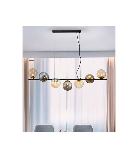 Tu Comedor Más Elegante Con La Lámpara Inoa Negro Smoke De Schuller