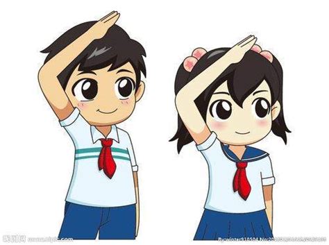 少先队员敬队礼图片简笔画（精选19张）简笔画图片大全