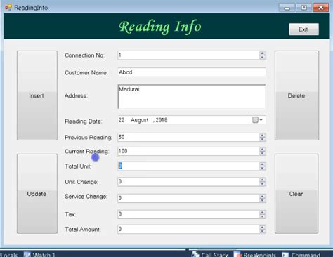 Electricity Billing Management System Vbnet Sql Server Getmyprojects