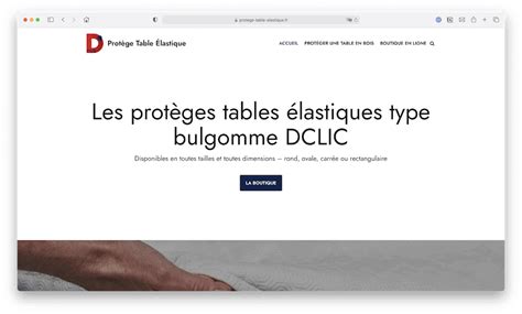 Protege Table Elastique Fr BLD Web Agency