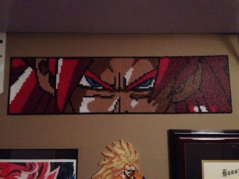 A Ssj4 Gogeta Bead Sprite That I Made Definitely Loving This Piece Dbz