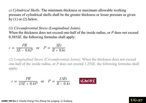ASME Section Viii Div 1 Traing Ppt Pdf Physics Science