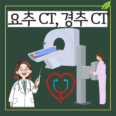 요추·경추 Ct 촬영 언제 필요할까 건강검진 꿀팁 총정리