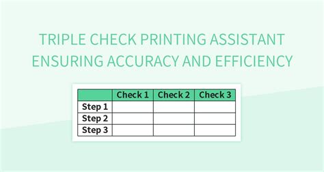 Free Check Printing Templates For Google Sheets And Microsoft Excel Slidesdocs