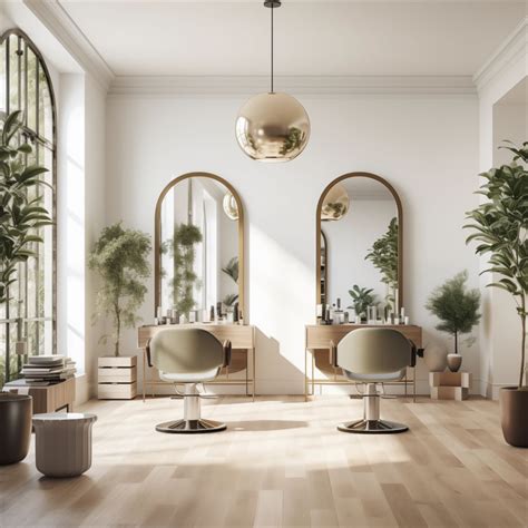 Salon Interior Ideas Minimalist Salon Design Modern Hair Salon