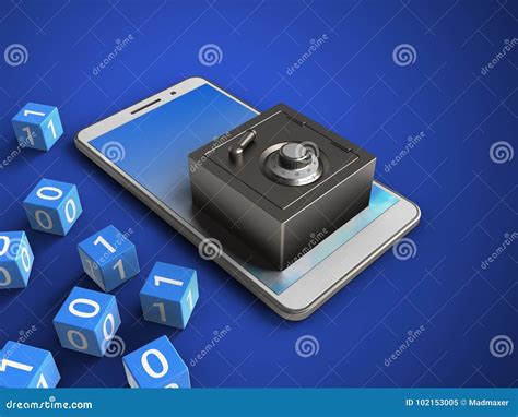 3d Binary Cubes Stock Illustration Illustration Of Flat 102153005
