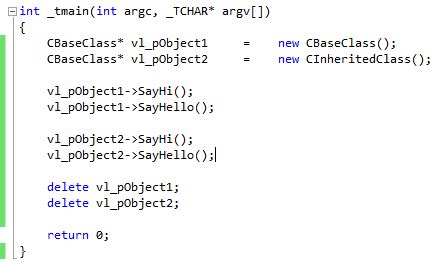 Sample C Code To Learn Virtual Functions In A C Class C Code Sample Tutorial And