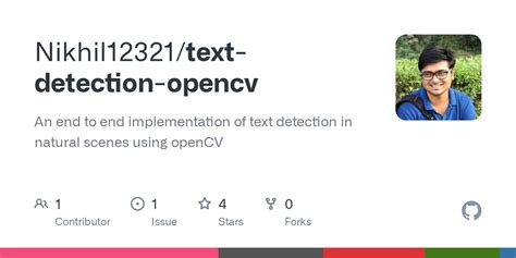 Github Nikhil12321text Detection Opencv An End To End