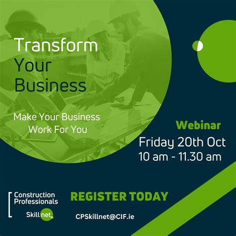 Masterclass Sme Transform Your Business Construction Industry Training