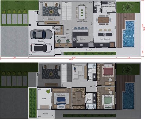 Casa Adosada Moderna Con Oficina Planos De Casas Modelos De Casas E