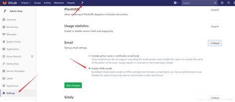 Docker 部署运行的 Gitlab Ce 使用 Smtp方式发邮件emailgitlab Ce 16 Emailsmengchentj