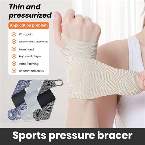 Nibolog Ultra Thin Wrist Brace Tendon Sheath Friction Reduction Elastic
