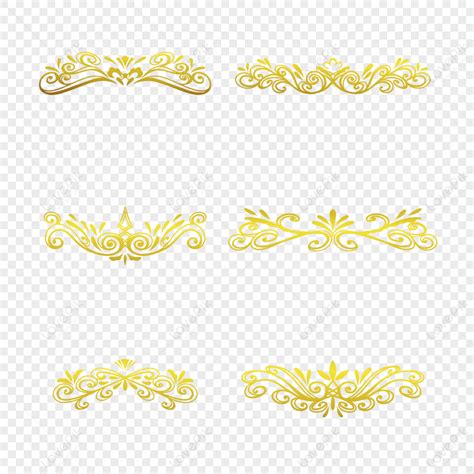 Retro Wedding Dividing Line Border Retro Lines Curve Retro Divider PNG