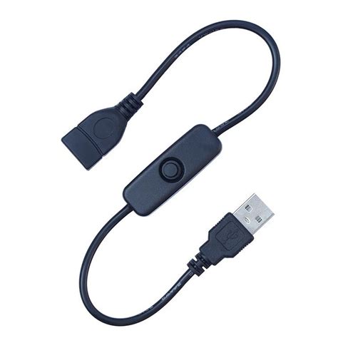 Usb延長線 帶開關 Usb公對母延長線 帶電源開關03米usb供電 蝦皮購物
