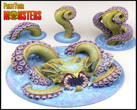 Kraken By Print Your Monsters Dungeons And Dragons Dandd Dnd