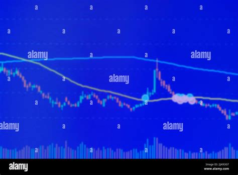 Abstract Finance Crisis Curve Blue Background Investment Marketing