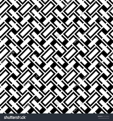 Geometric Abstract Slanted Rectangle Slabs Herringbone Stock Vector