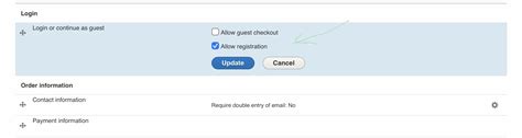 Allow Specifying A Custom Form Mode For The User Registration From The Login Checkout Pane