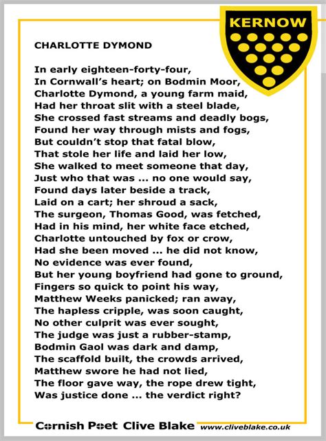 Poem Of Cornwall 04a Cornish Poet Clive Blake By Cliveblake On Deviantart