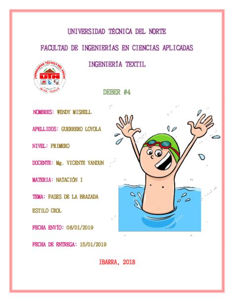 Pdf Fases De Brazada En Estilo Crol