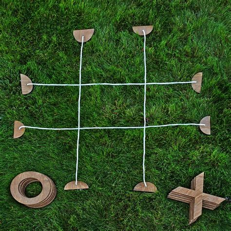 Take The Classic Game Of Tic Tac Toe Outside With This Oversized